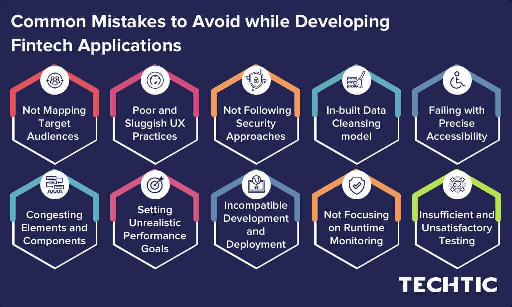 Common Mistakes to Avoid while Developing Fintech App